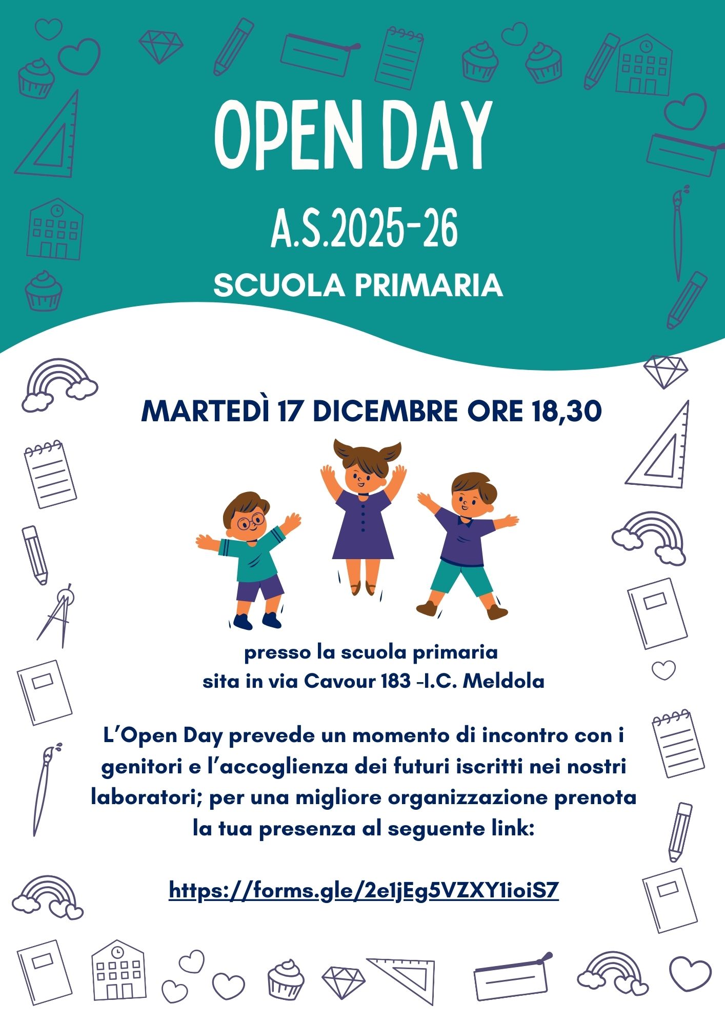 OPEN DAY SCUOLA PRIMARIA – Istituto Comprensivo Statale